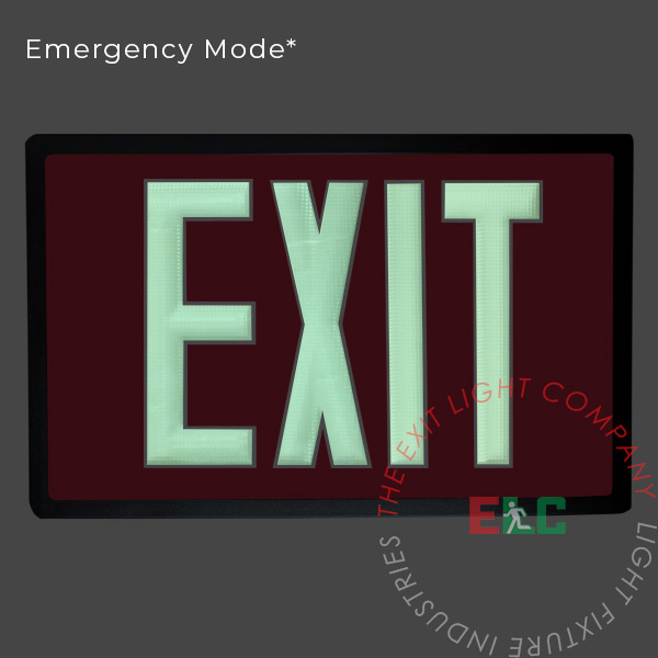 Exit Sign | Tritium Self-Luminous [SL-TRITIUM] | Light Fixture Industries
